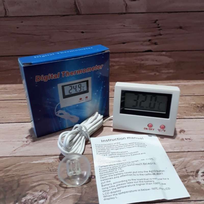Jual thermometer digital kulkas ukur suhu di Seller Tidar Store ...