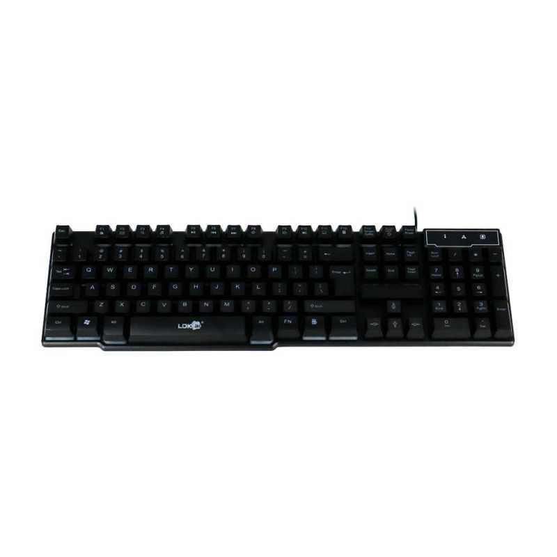 Jual GST LDKAI Gaming Keyboard RGB LED Wired - R260 Warna Hitam Putih ...