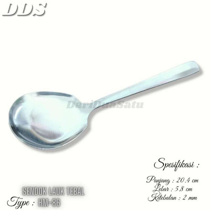 Jual Sendok Sayur Lauk Stainless Tebal Dish Spoon Prasmanan di Seller ...