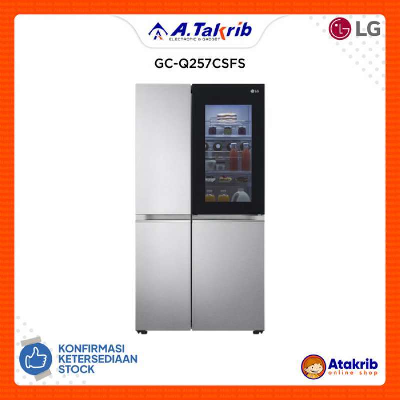 Jual Lg Kulkas Side By Side Gc-q257csfs Instaview Door-in-door™ 694l/647l Di Seller Atakrib ...