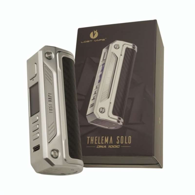 Jual Mod Vape Vapor Thelema Solo Dna 100C Ss Carbon Fiber By Lost Vape ...