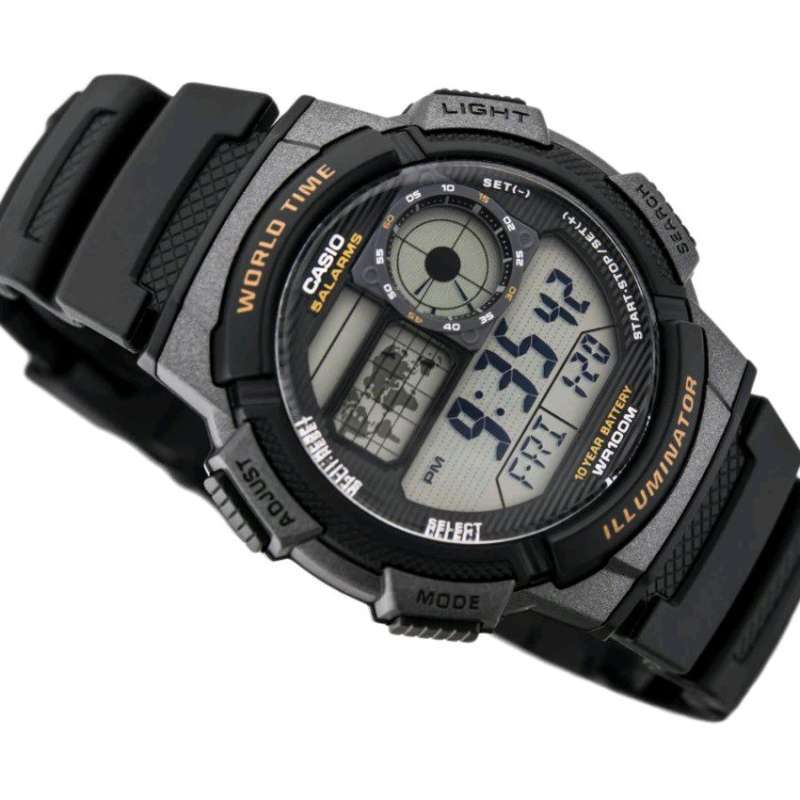 Promo Jam Tangan Casio AE 1000W 1AVDF Original Water Resistance Diskon 22% di Seller Cempaka ...
