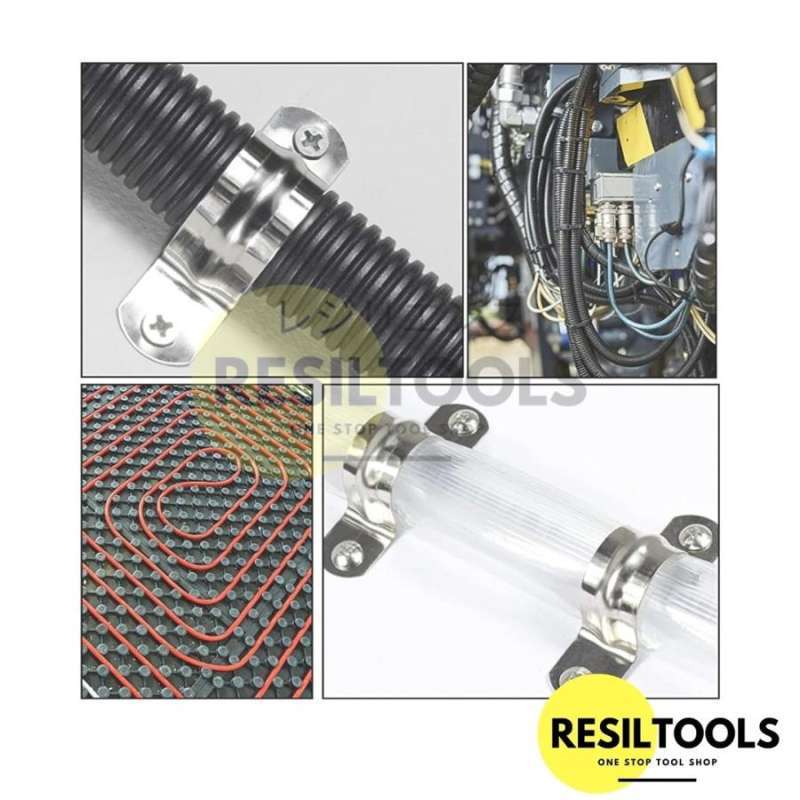 Jual Clamp Omega Stainless Steel M 45 Klem Sadel Pipa Paralon Bando ...