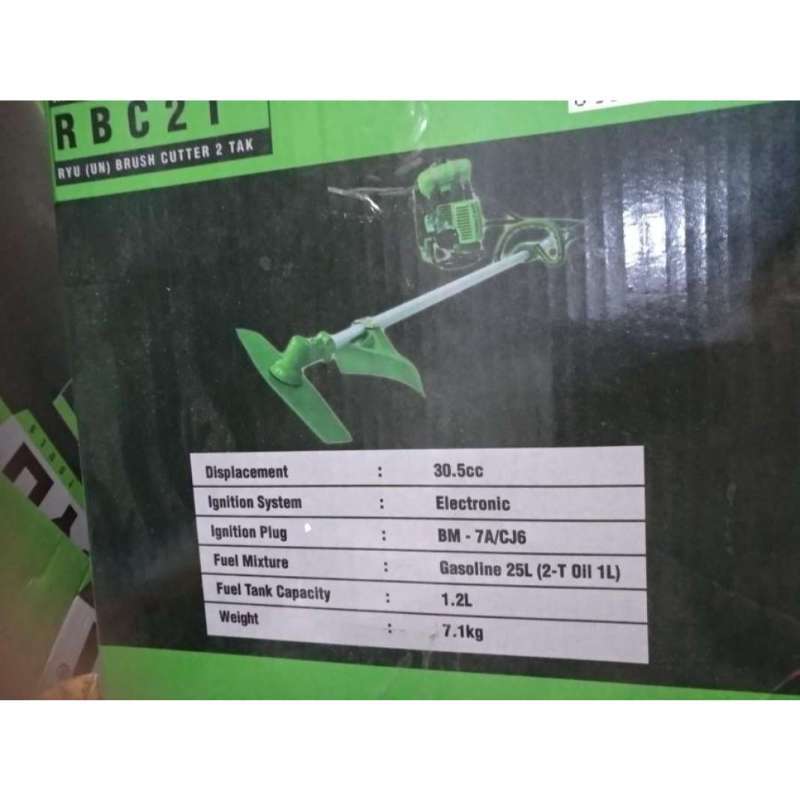 Jual Mesin Potong Rumput Bensin Gendong Ryu Rbc2t Brush Cutter Gemblok ...