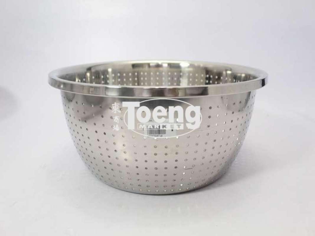 Jual Kom Lobang S/s 30cm Sl / Baskom Stainless Berlubang Sea Lion Di ...
