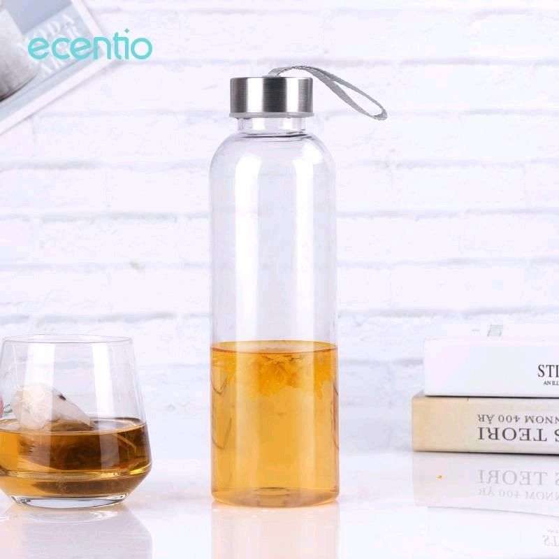 Jual Ecentio AS portable cup botol minum transparan 500 ml di Seller ...