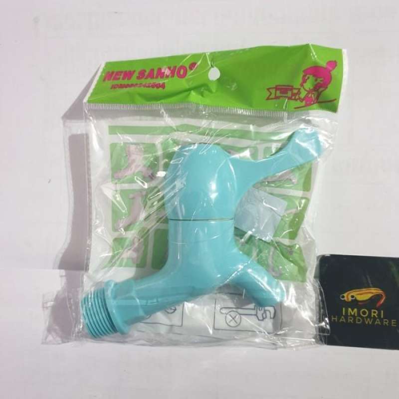 Jual Sanho Kran Tembok Plastik Engkol 3/4 [12 Pcs] Di Seller Marimo ...