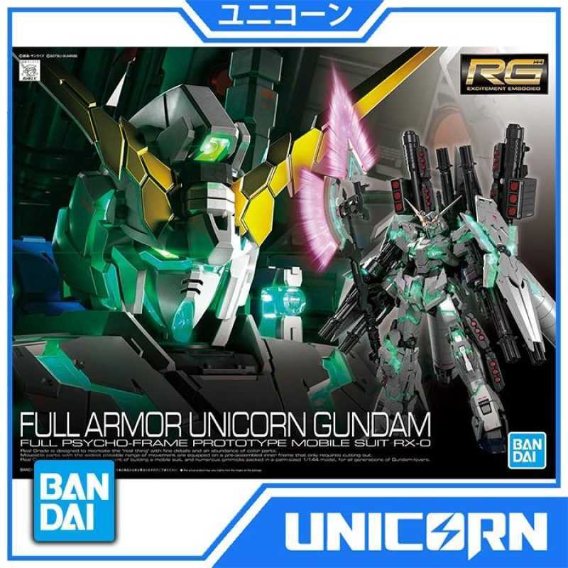 Jual RG FULL ARMOR UNICORN GUNDAM BANDAI / REAL GRADE 1/144 FA / FAUC di Seller Unicorn Toys ...