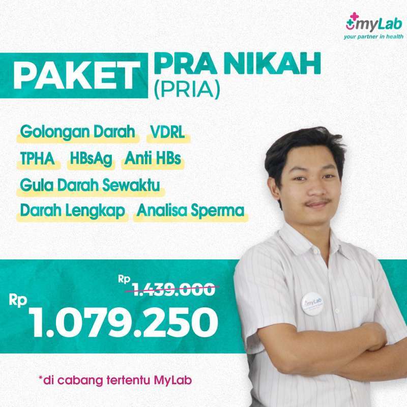Jual Voucher Paket Pra-Nikah (Pria) - MyLab Indonesia di Seller MyLab ...