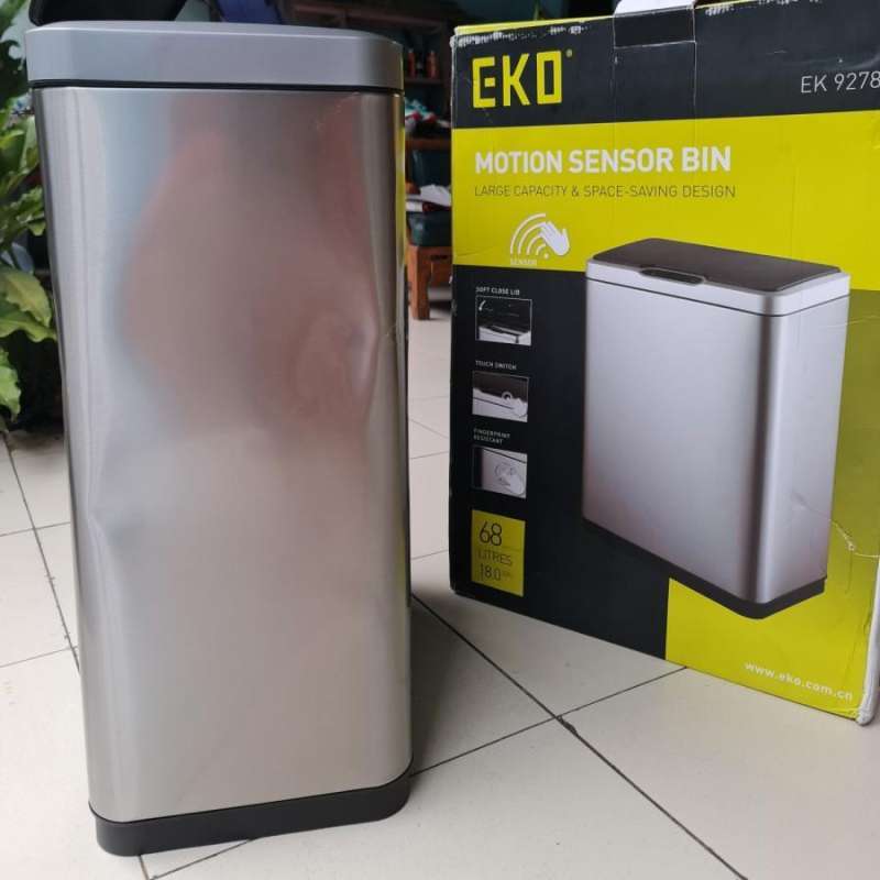 Jual Eko Tempat Sampah Sensor 68 Liter, Mirage Sensor Bin Ek 9278 Baru Di Seller Rama_things ...
