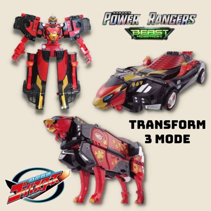 Jual DX Megazord Cheetah Power Ranger Beast Morpher Go Buster Jpn di ...