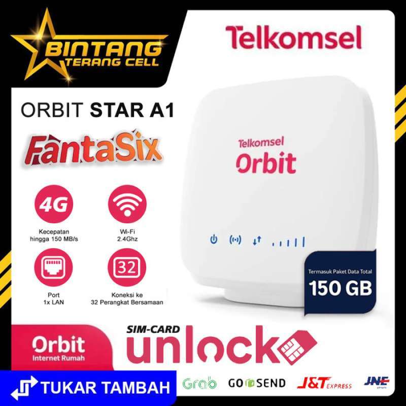 Promo Telkomsel Orbit Star A1 Modem Router Modem Wifi 4G Free Perdana ...