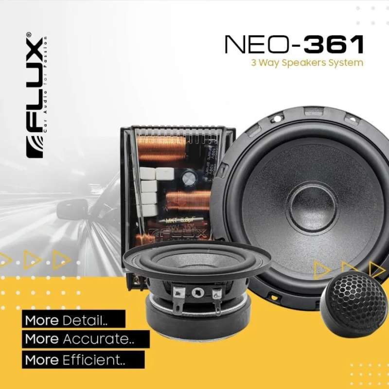 Jual Speaker Flux Neo 361 / Speaker High end / Speaker Mobil di Seller RPM AUDIO Official Store ...