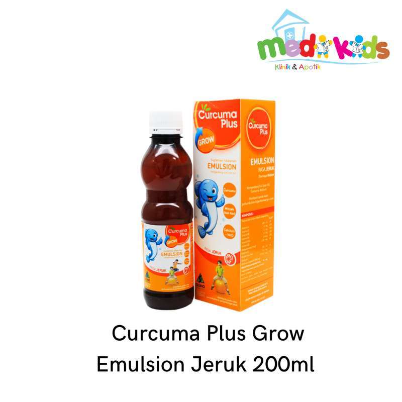 Jual Curcuma Plus Grow Emulsion Jeruk 200ml Vitamin Penambah Nafsu ...
