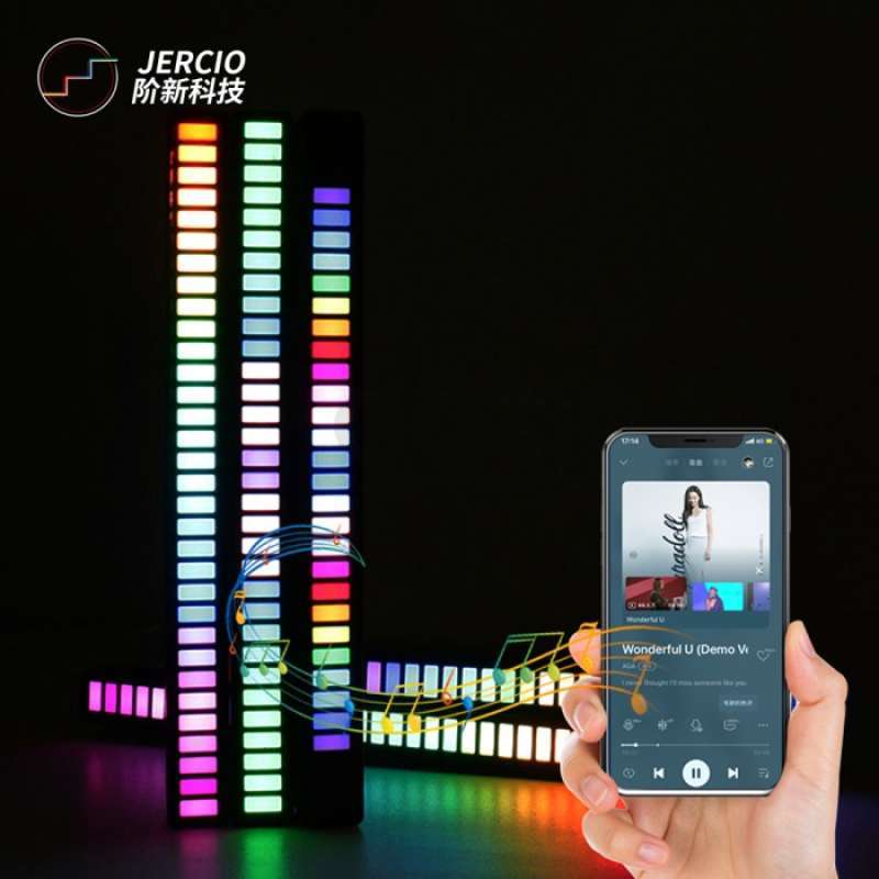 Jual Lampu Led RGB Bar Strip Spectrum Audio Indicator Music Sound ...