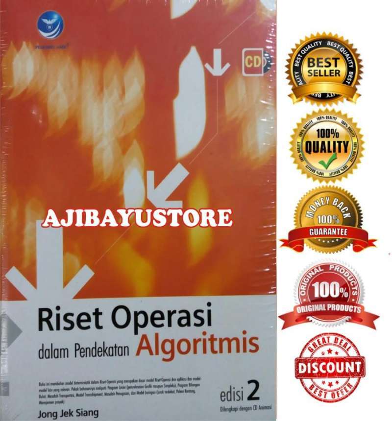 Jual Riset Operasi Dalam Pendekatan Algoritmis Jong Jek Siang ANDI di Seller AJIBAYUSTORE - Jl ...