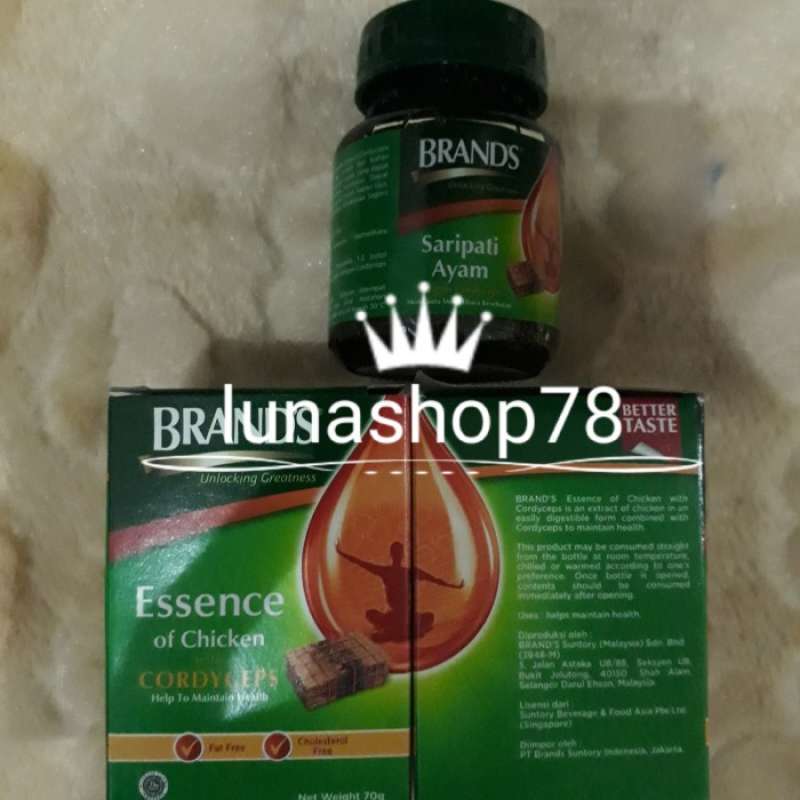 Jual Saripati ayam Brand's essence of chicken with cordyceps 70g di ...