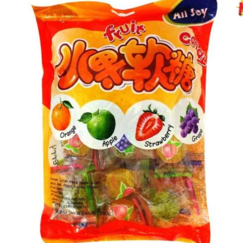 Jual Permen Lunak Aneka Rasa Buah All Joy Fruit Candy 350g Di Seller Atozphere - Pandau Hulu I ...