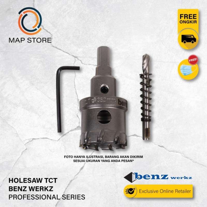 Promo Mata Bor Holesaw Tct 28Mm / Mata Bor Plong Metal Besi By Benz ...