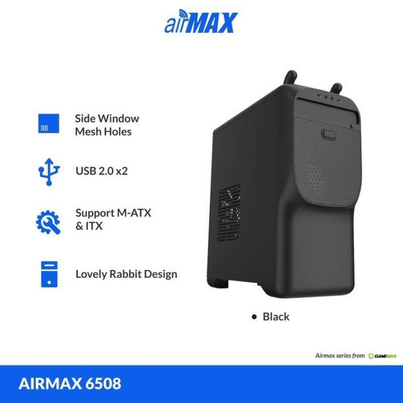 Jual Casing Komputer Gamemax Cute Rabbit mATX Airmax 6508 - PC Case di Seller Mantap Baru ...