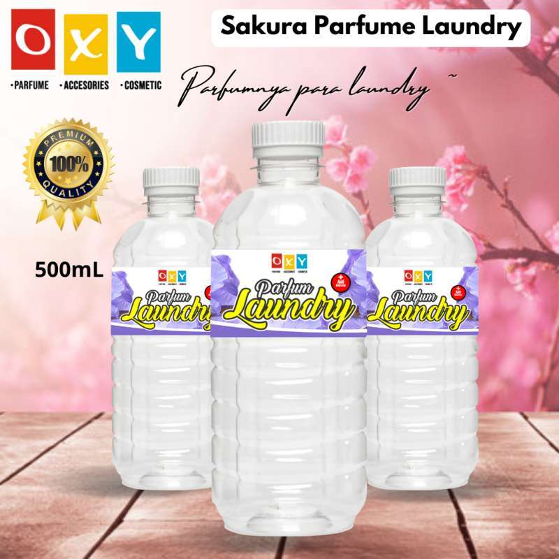 Promo Parfum Laundry Sakura 500ml Setengah Liter Awet dan Tahan Lama Oxy Perfume - Awet*15 ...