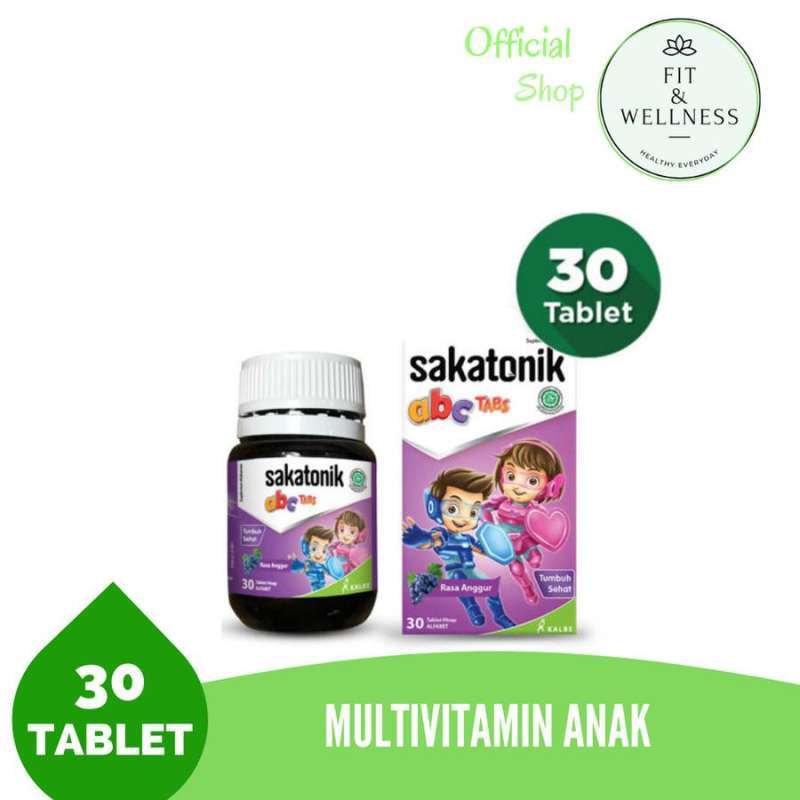 Jual Sakatonik Abc Multivitamin Anak 30tab Di Seller Fit& Wellness ...