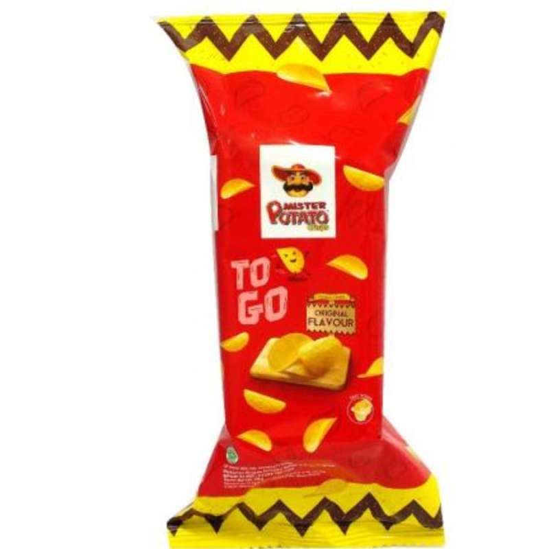 Jual Keripik kentang Mister Potato Crisps To Go rasa original 38g di ...