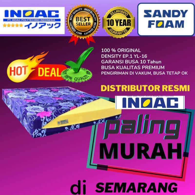 Promo Kasur Busa/ Inoac/density Ep.1 Yl-16/ukuran 150 X 200 X 30 Cm ...