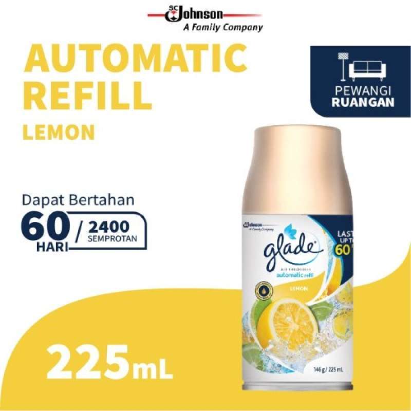Jual Glade Matic Spray Lemon Refill 146gr - AEROSOL (KHUSUS PULAU JAWA ...