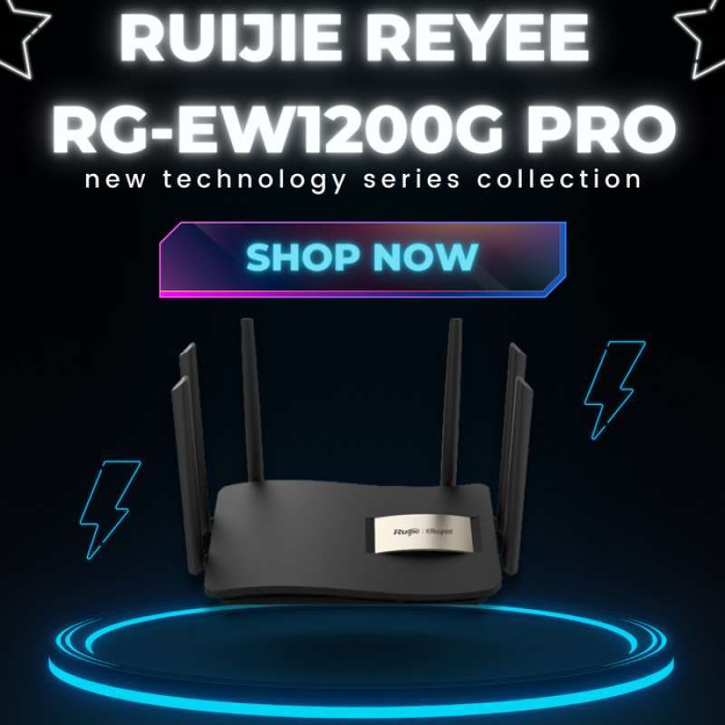 Promo Ruijie Reyee Rg-Ew1200G Pro 1300M Dual-Band Gigabit Wireless ...