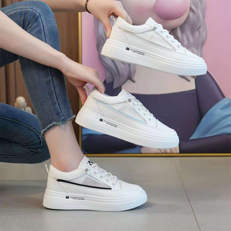 Jual Sepatu Kets Putih Baru 2022 Sepatu Mesh Hollow Mesh Breathable ...