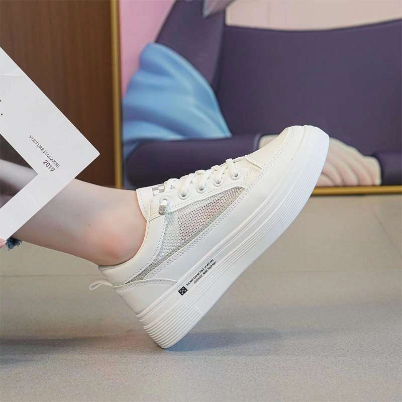 Jual Sepatu Kets Putih Baru 2022 Sepatu Mesh Hollow Mesh Breathable ...