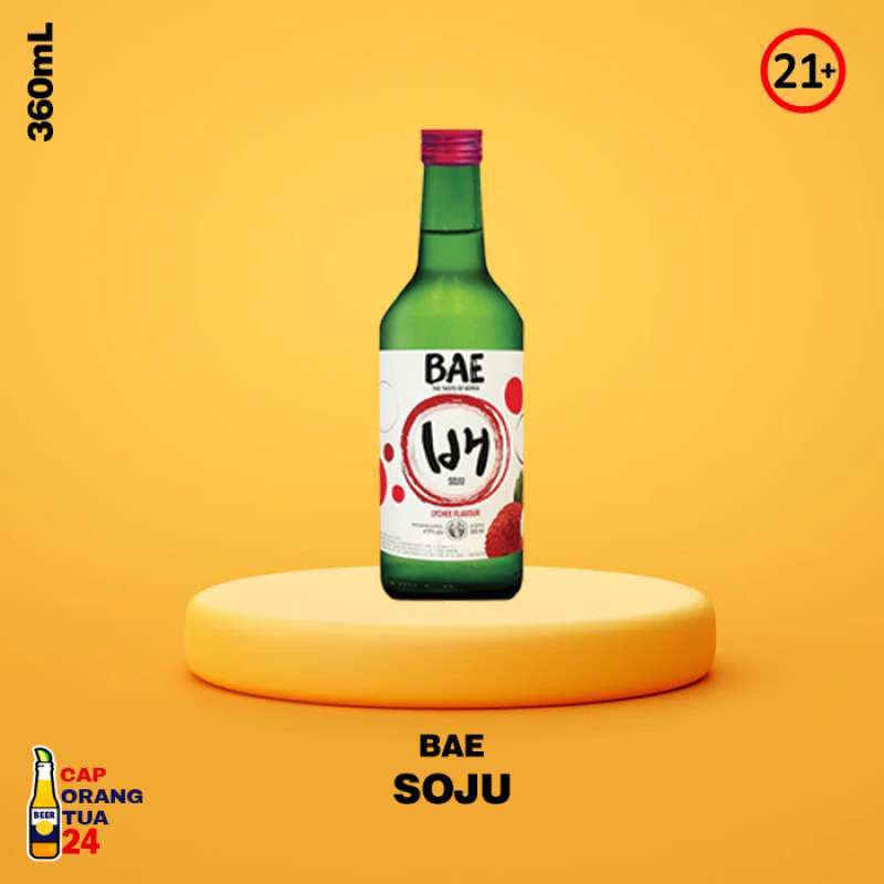 Jual Bae Soju Lychee 360ml Original Di Seller Cap Orang Tua 24 ...