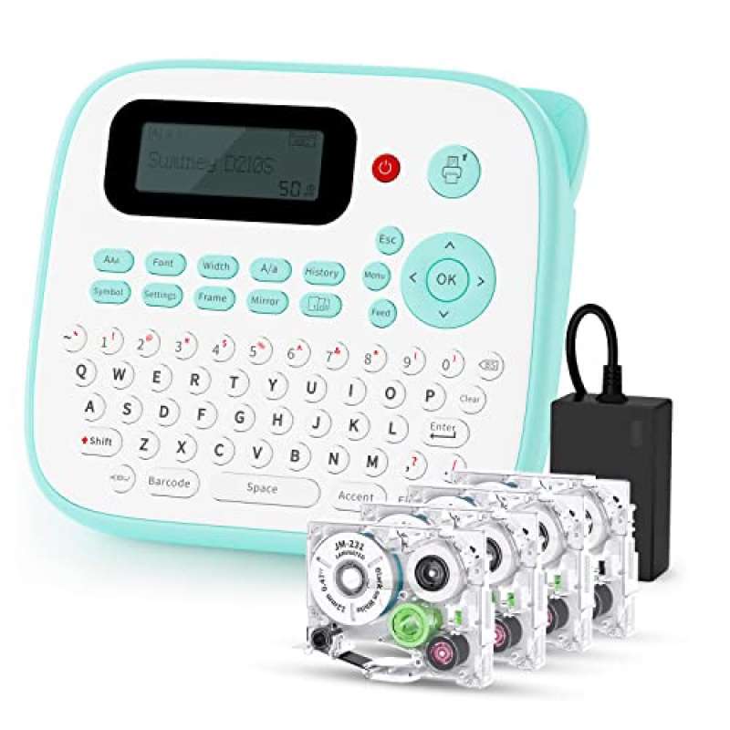 Promo Portable Label Maker Machine with Tape D210S Handheld Labeler ...