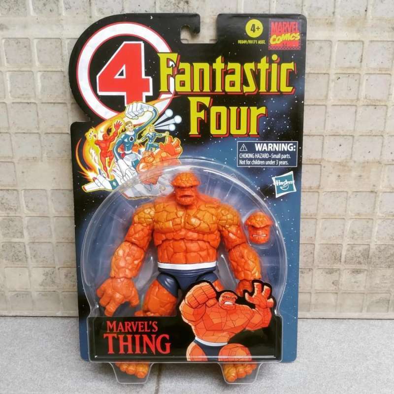 Jual HASBRO MARVEL LEGENDS RETRO FANTASTIC FOUR 4 THE THING F4 VINTAGE ...