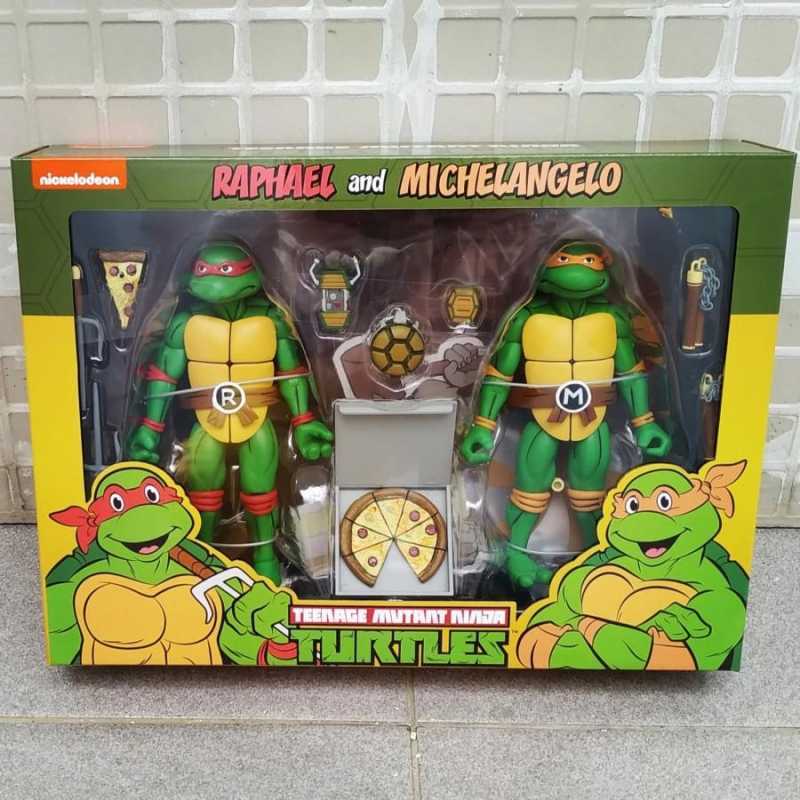Jual Neca Tmnt 2-pack Cartoon 1987 Tv Series Set Of 2 Pcs Di Seller ...