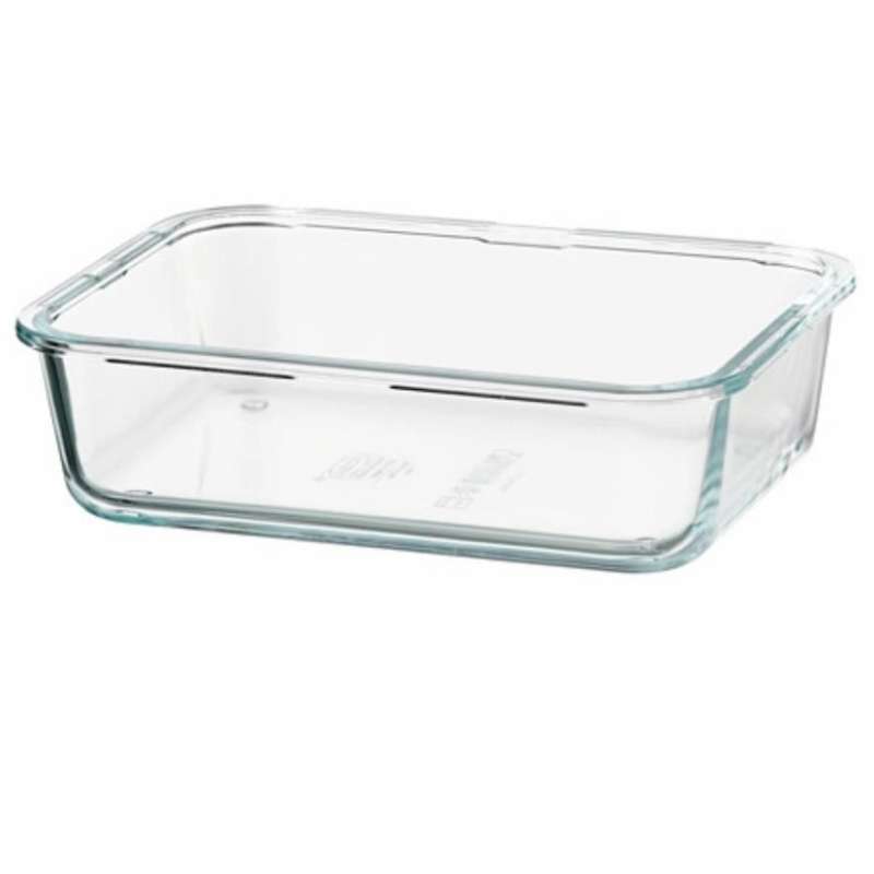 Jual Mangkok Kaca/wadah Kaca Bening Tebal Serbaguna 21x15cm Original Di ...