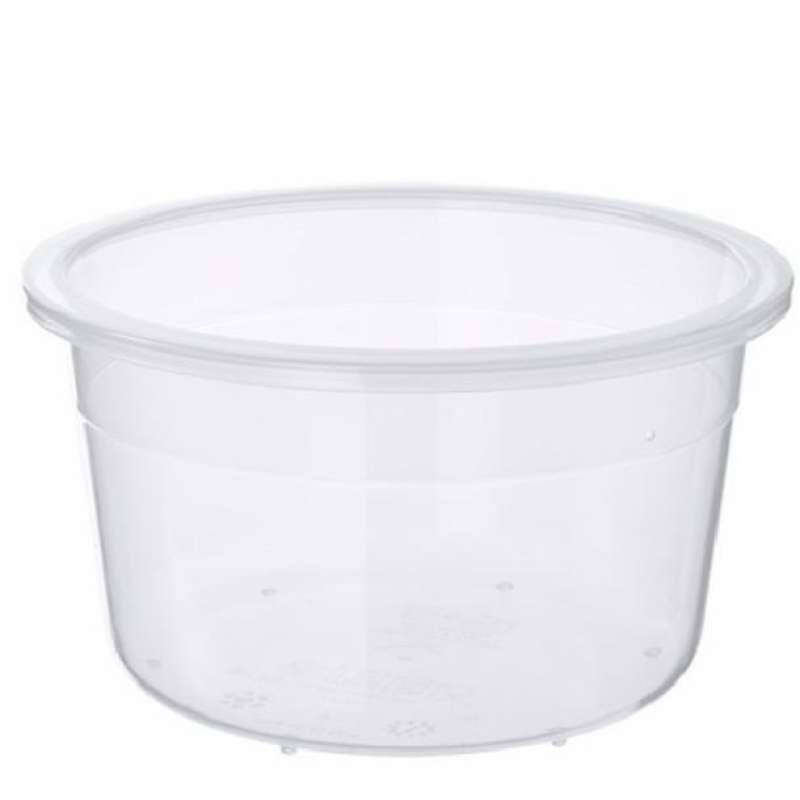Jual Wadah Makanan Plastik Bulat Microwave Serbaguna 14cm (750ml) Di ...
