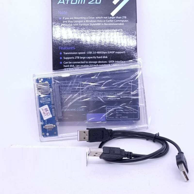 Promo Casing Hardisk/hdd External Sata 2,5 Inch Nyk Diskon 12% Di ...