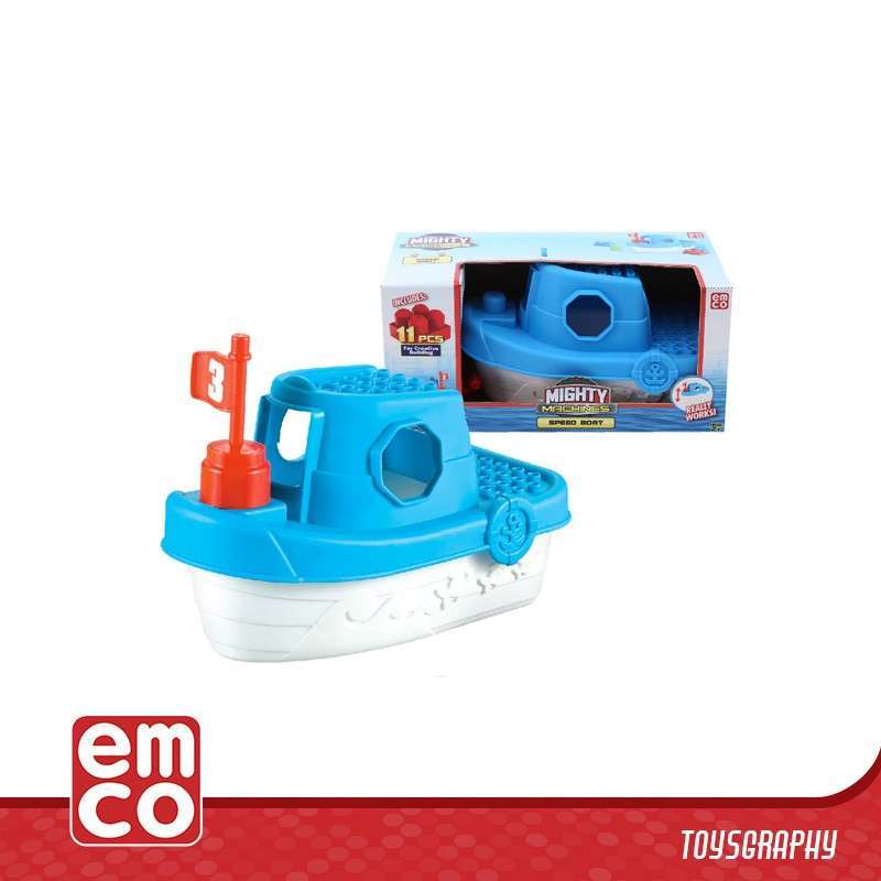 Jual Mighty Machines SPEED BOAT Mainan Kapal Perahu di Seller ...