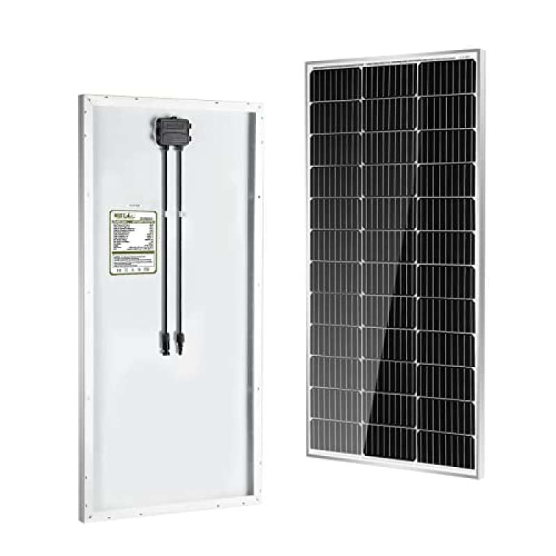 Promo HQST 9BB Cell 100W Solar Panel 12V 100 Watt Monocrystalline Solar ...