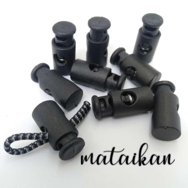 Jual Stopper Tali Cord Lock Model Botol Lobang Satu di Seller mataikan ...
