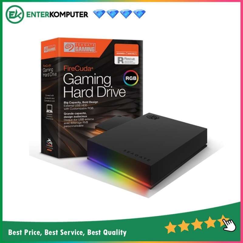 Promo Seagate Firecuda Gaming Hardisk Eksternal 1Tb - Usb 3.2 Rgb ...