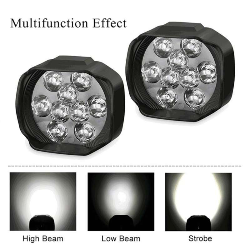 Jual Lampu Tembak Sorot Led Spion Motor Work Light Cree 6 Mata 10 Watt 12v Di Seller Mobilku ...