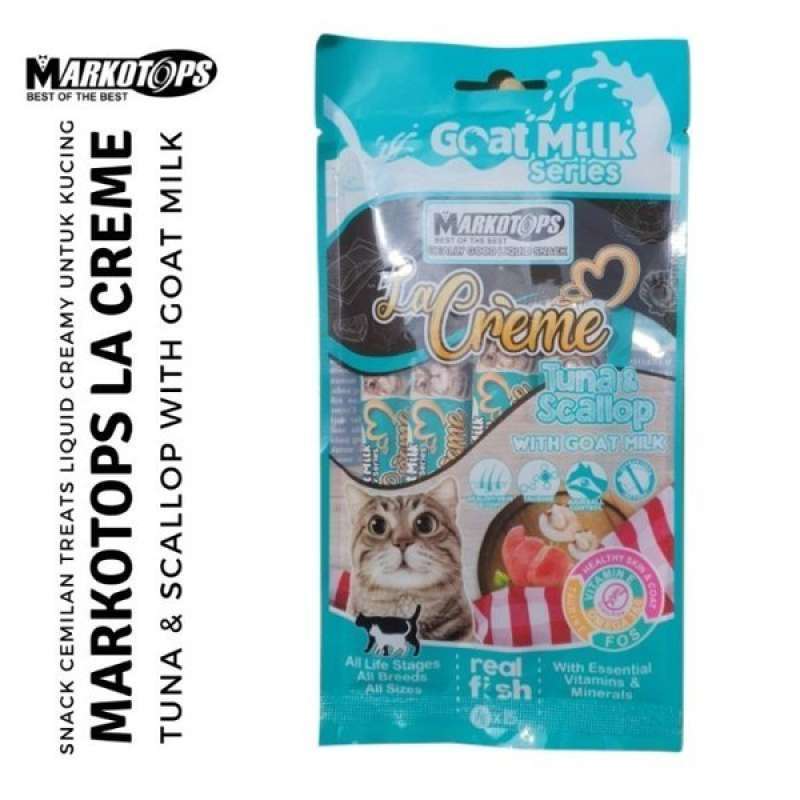 Jual Markotops La Creme Liquid Snack 1 Sachet 15gr - Snack Kucing di ...