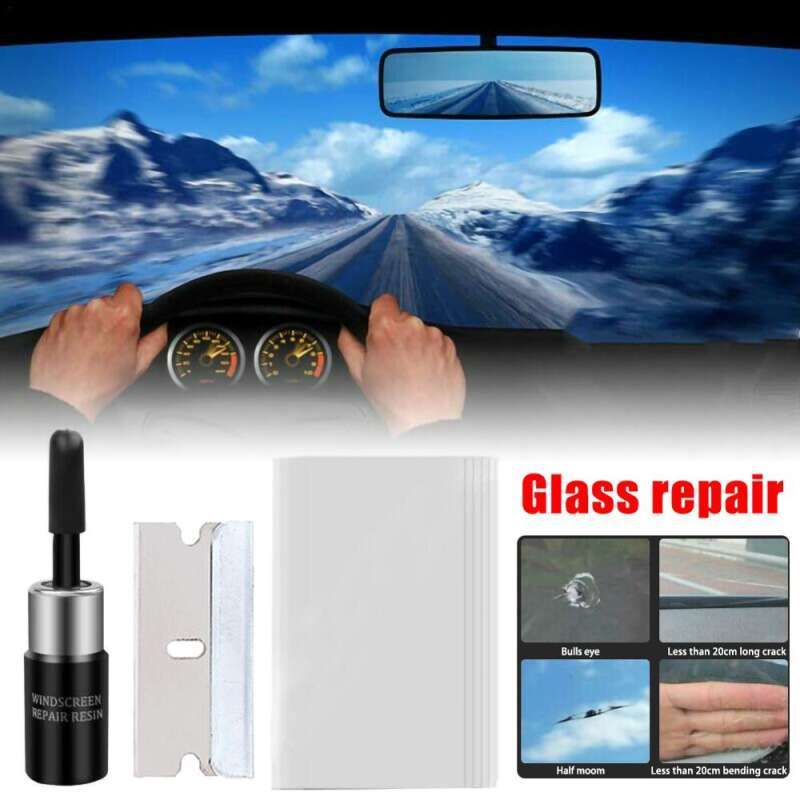 Jual Lem Kaca Mobil Anti Retak Windshield Repair Kit Mobil Kaca Retak ...