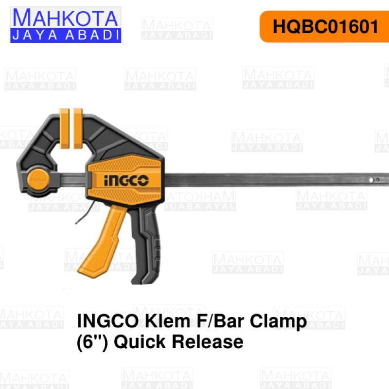 Promo Ingco Klem F/Bar Clamp (6) Quick Release Hqbc01601 - Catok Kayu ...