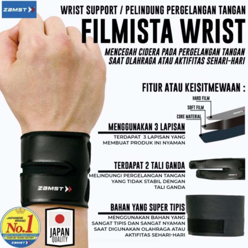 Jual Wrist Filmistar Deker Pergelangan Tangan Zamst Original Japan Di Seller Tokoonline15 ...