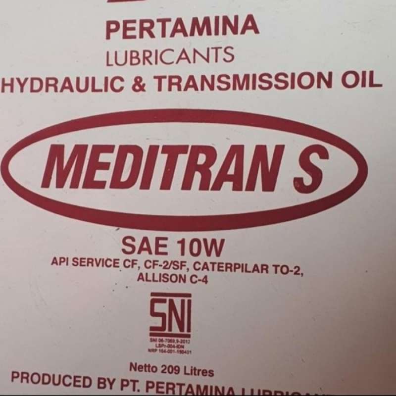 Jual Oli Hidrolik/hidrolic Alat Berat Kapal Pertamina Meditran S10w ...
