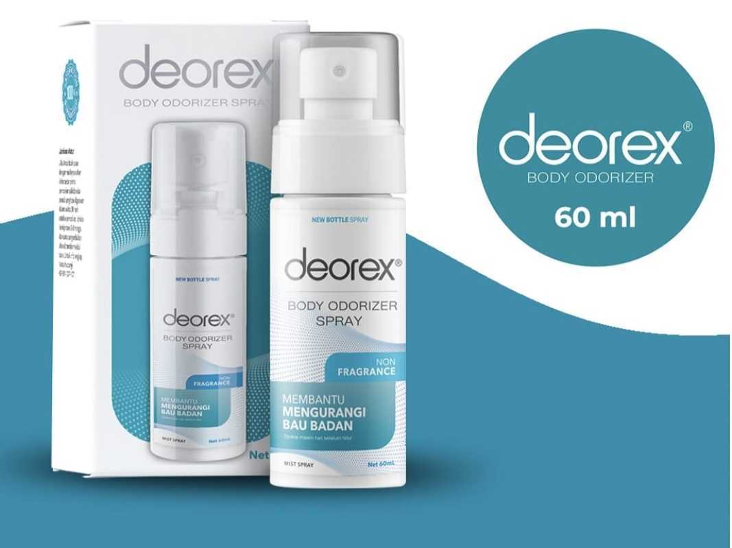 Jual Deorex Odorizer Spray Biru 60 Ml New 2022 Deodoran di Seller Torus Sehat Jaya - Kembangan ...